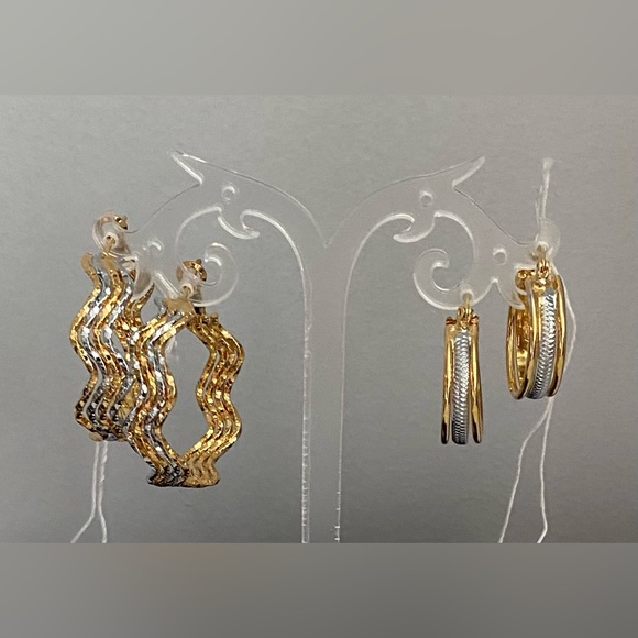 Jewelry | New 14k Solid Gold Filled Earrings 2 Pairs | Poshmark